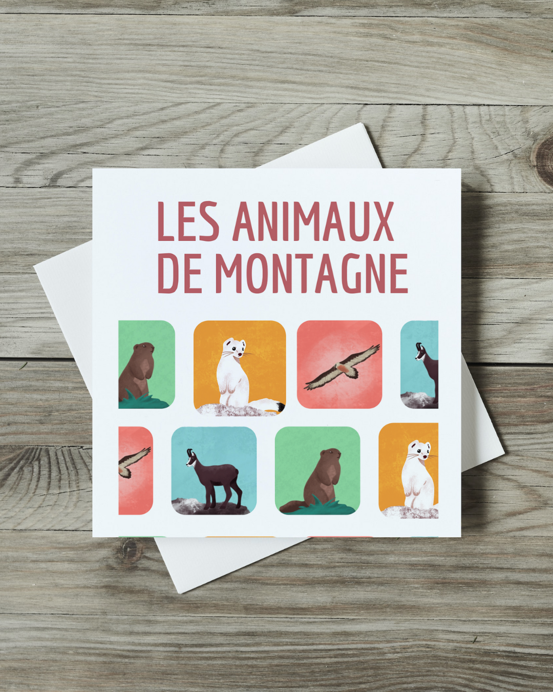 Jeu de cartes animaux illustré - Aurore Leprivey Illustration